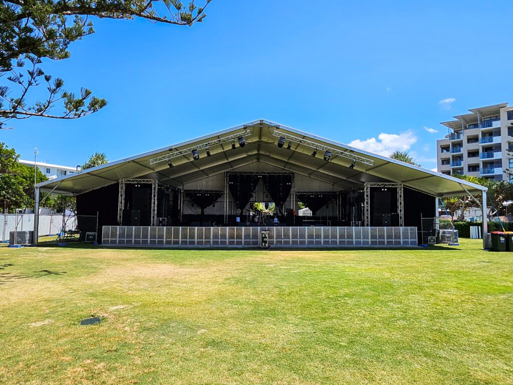 25m span Marquee (Hoecker F Series) - Queensland Hire