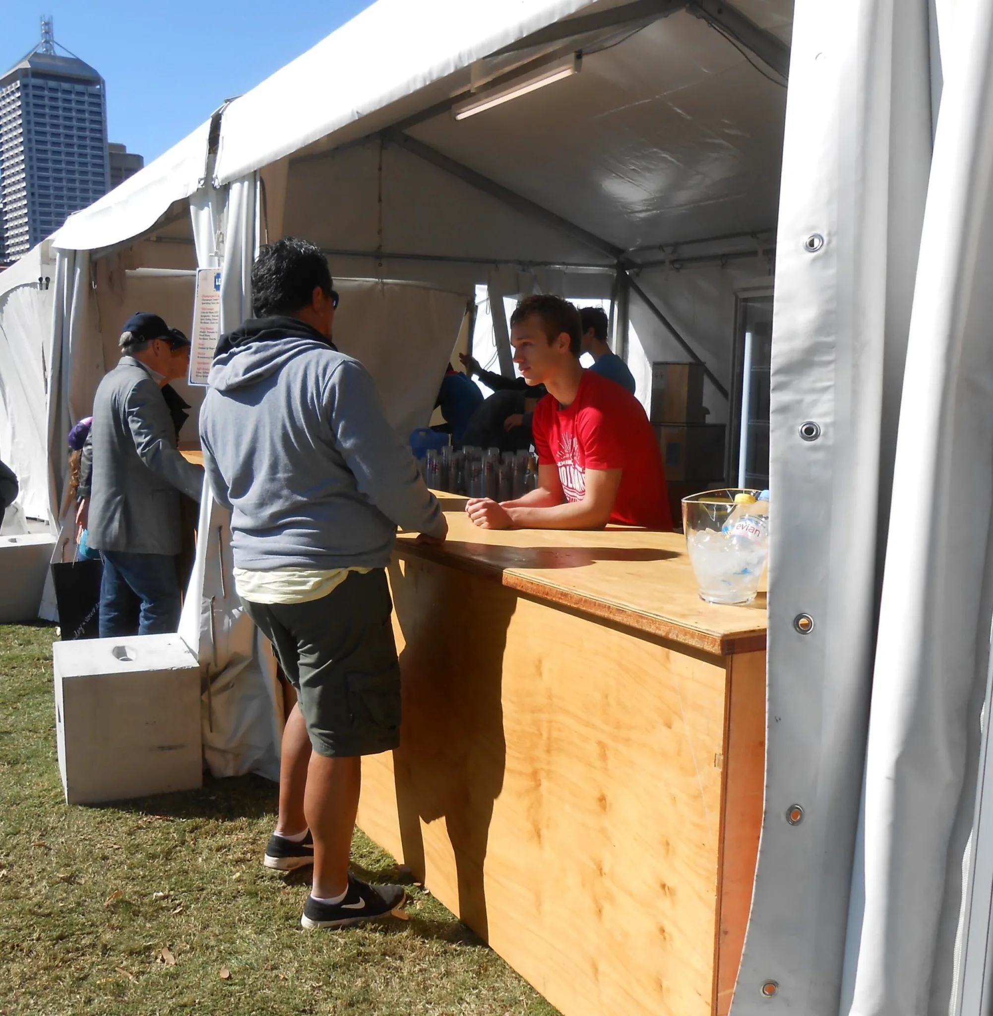 Timber Counter Hire from Queensland Hire | Est. 1980