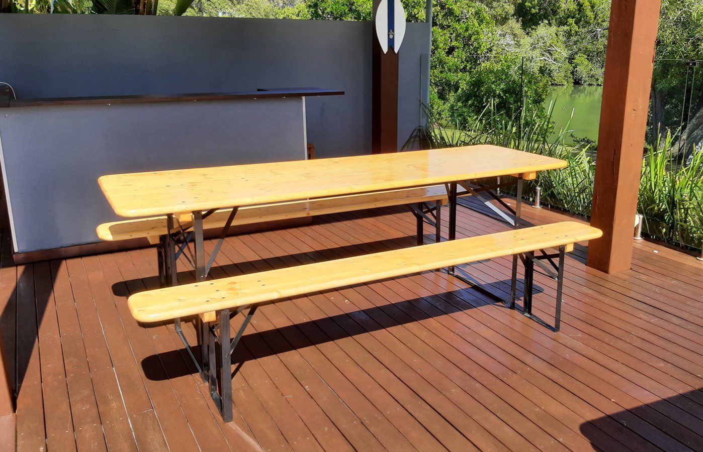 German Beer Bench Set Hire from Queensland Hire | Est. 1980