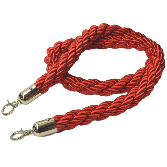 Braided Rope Red (for Bollards) Hire from Queensland Hire | Est. 1980