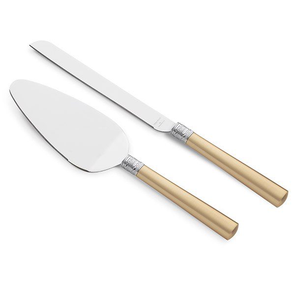Cake Server Vera Wang (Gold) - Queensland Hire