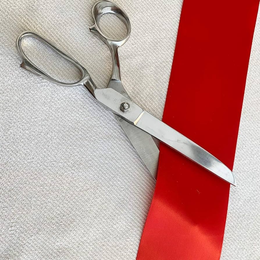 Ceremonial Scissors 30cm Hire from Queensland Hire | Est. 1980