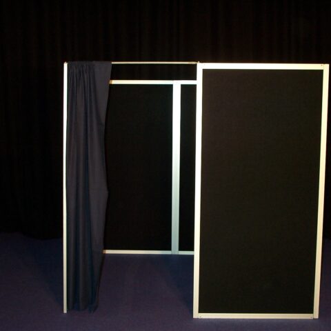 Unveiling Curtain Black Hire from Queensland Hire | Est. 1980