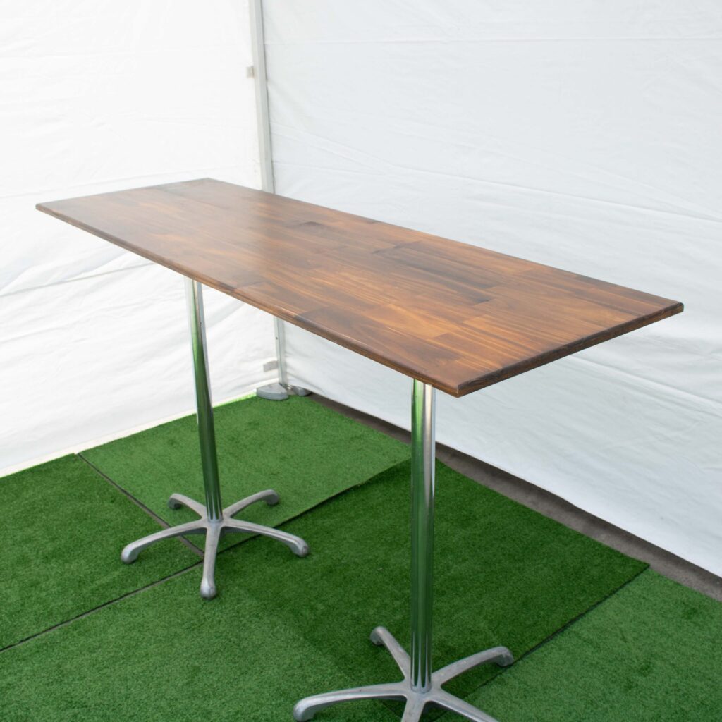 Dry Bar Timber - Rectangle Hire from Queensland Hire | Est. 1980