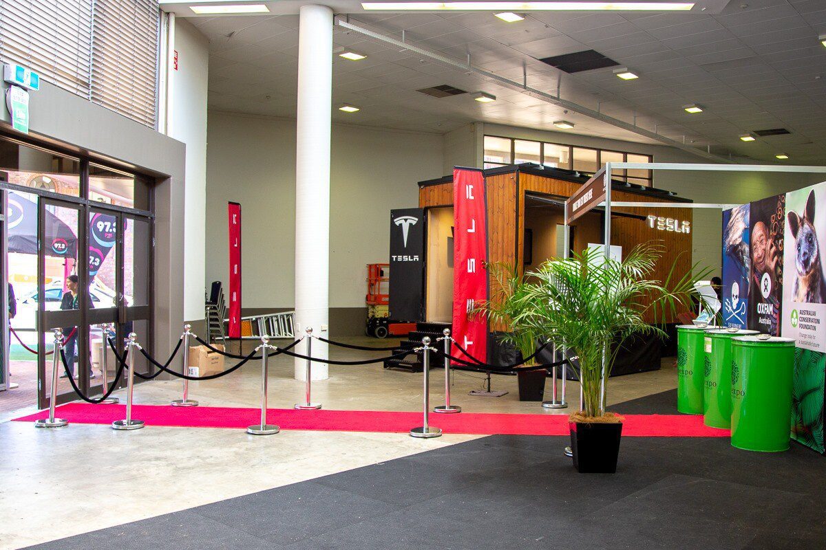 Braided Rope Black (for Bollards) Hire from Queensland Hire | Est. 1980