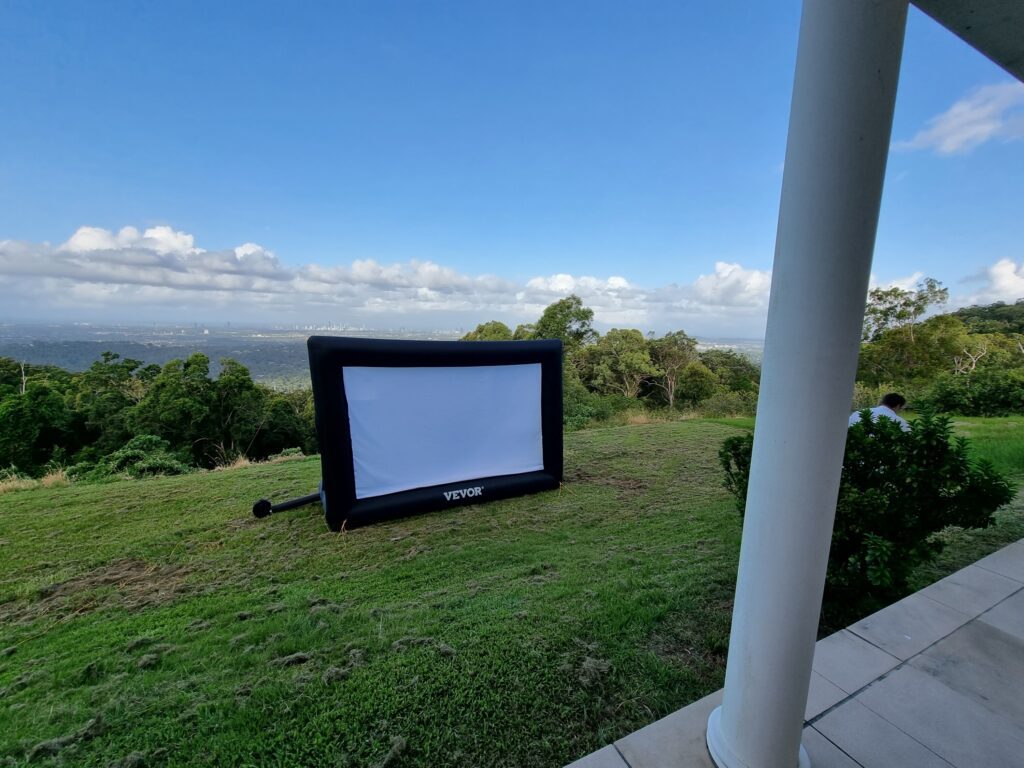 Inflatable Outdoor Projector Screen 6mx4m Hire from Queensland Hire ...