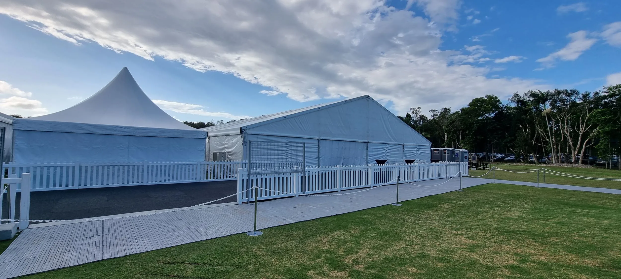 20m span Marquee (Hoecker F Series) - Queensland Hire
