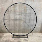 Round Mesh Grid Backdrop Black Hire from Queensland Hire | Est. 1980