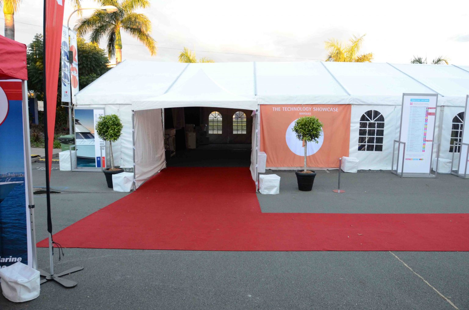Red Carpet Runner 6m Outdoor Hire from Queensland Hire | Est. 1980