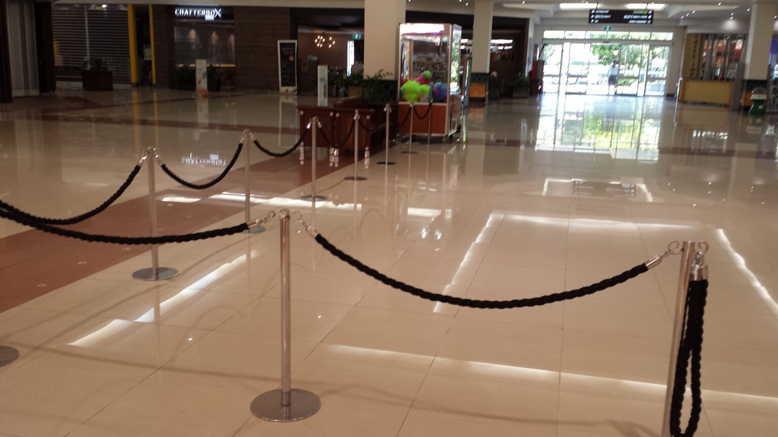 Braided Rope Red (for Bollards) Hire from Queensland Hire | Est. 1980