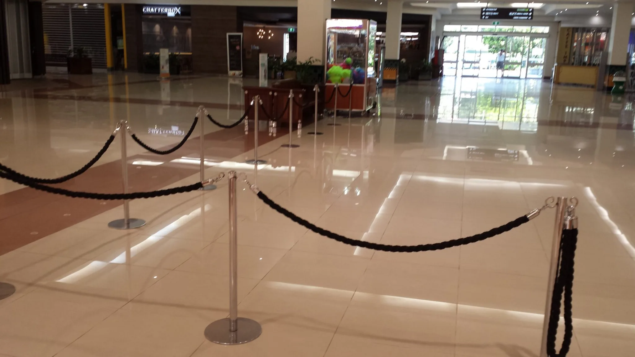 Chrome Bollard Antique (Stanchion) Hire from Queensland Hire | Est. 1980