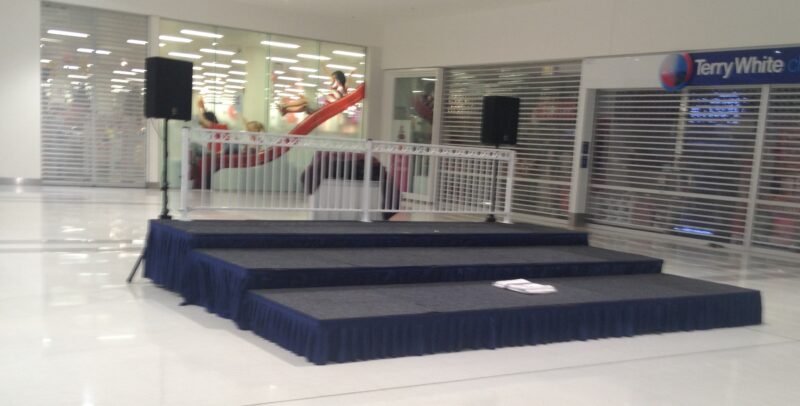 Tiered Stage Hire from Queensland Hire | Est. 1980