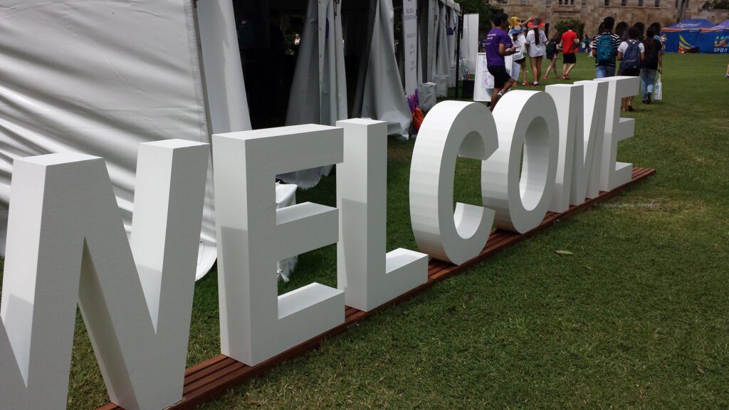 Foam Letter Hire from Queensland Hire | Est. 1980