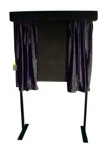 Unveiling Curtain Black Hire from Queensland Hire | Est. 1980