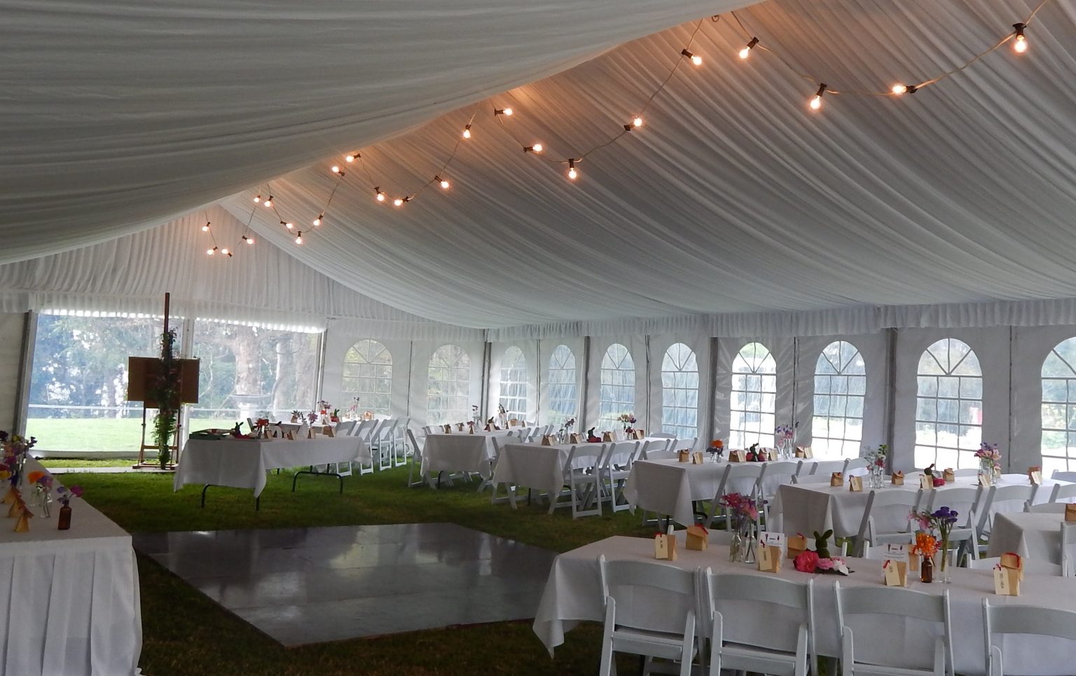 Silk Lining (Höcker Marquee) Hire from Queensland Hire | Est. 1980