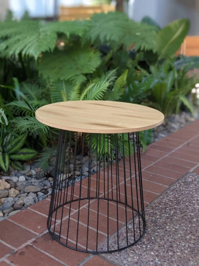 Wire Side Table Hire from Queensland Hire | Est. 1980