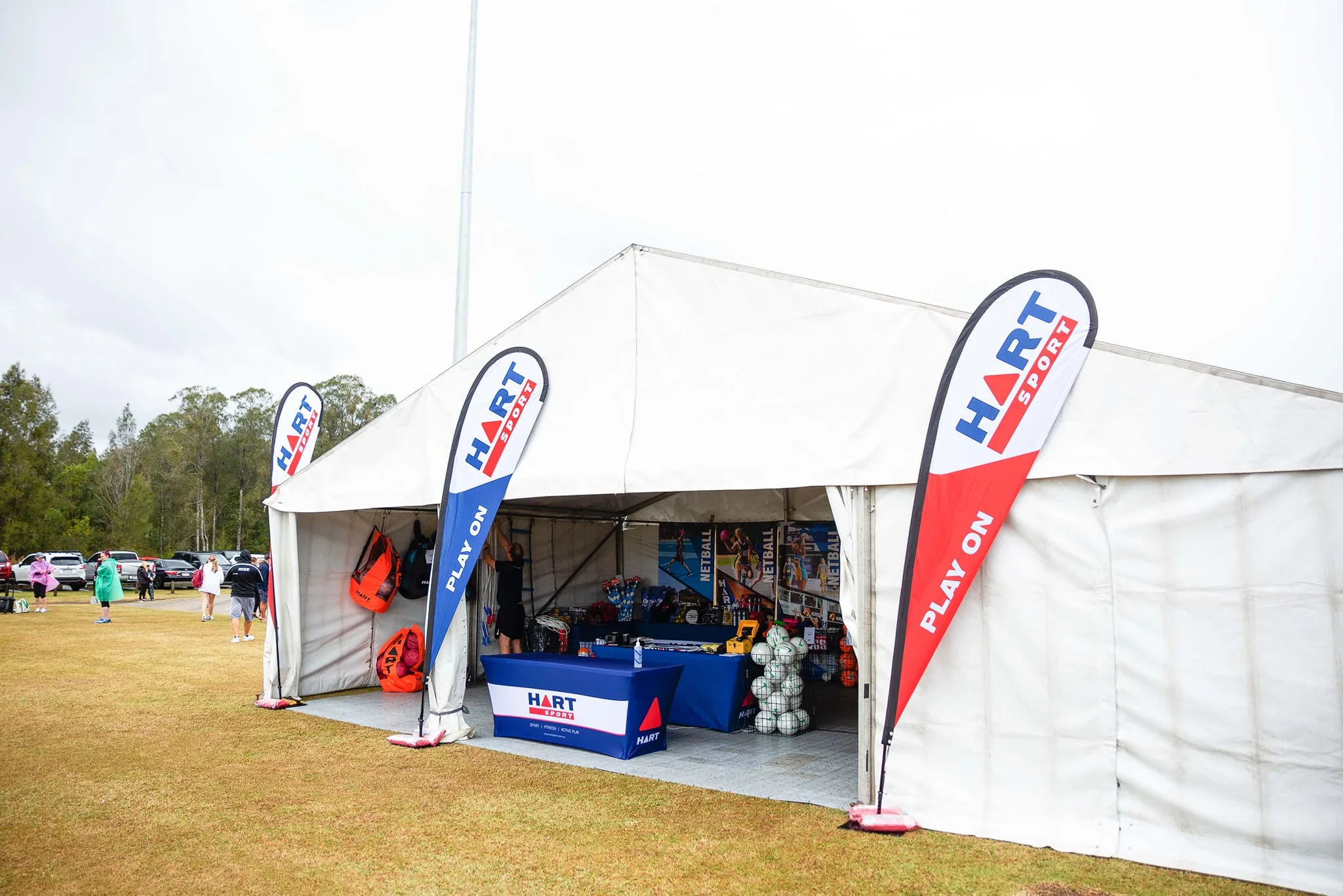 10m span Marquee (Hoecker P Series) Hire from Queensland Hire | Est. 1980